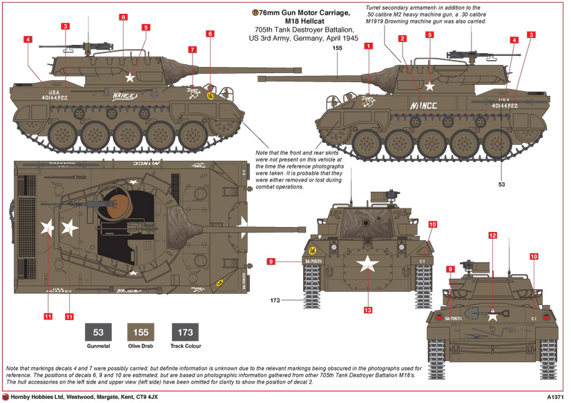 M18 Hellcat Blueprints