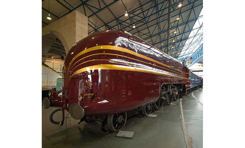 Getting up a head of steam with the Streamlined Princess Coronation!